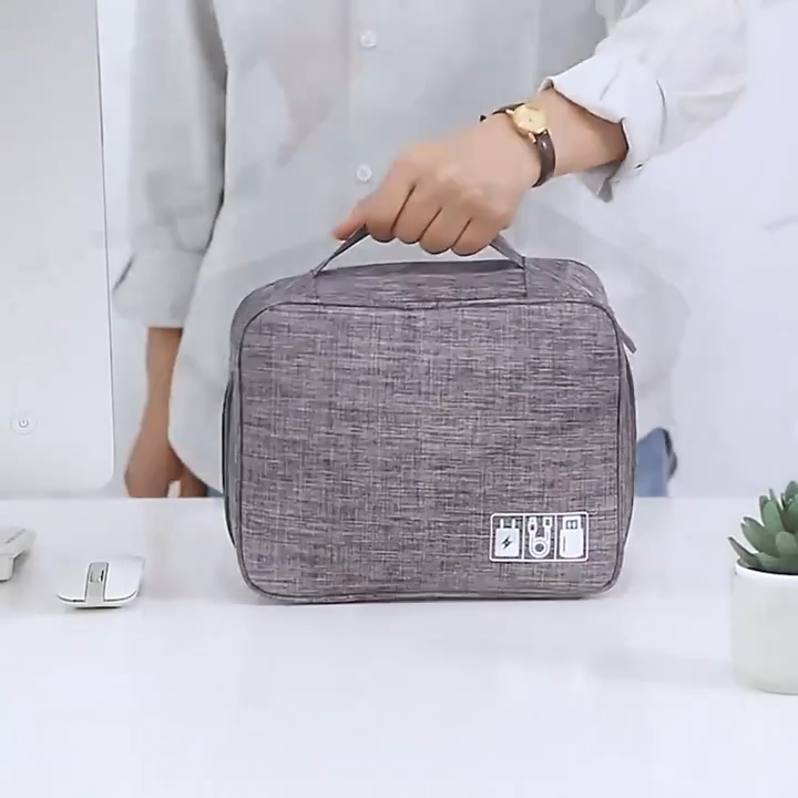 Portable Digital Storage Bags Organizer USB Gadgets Cables Wires ...