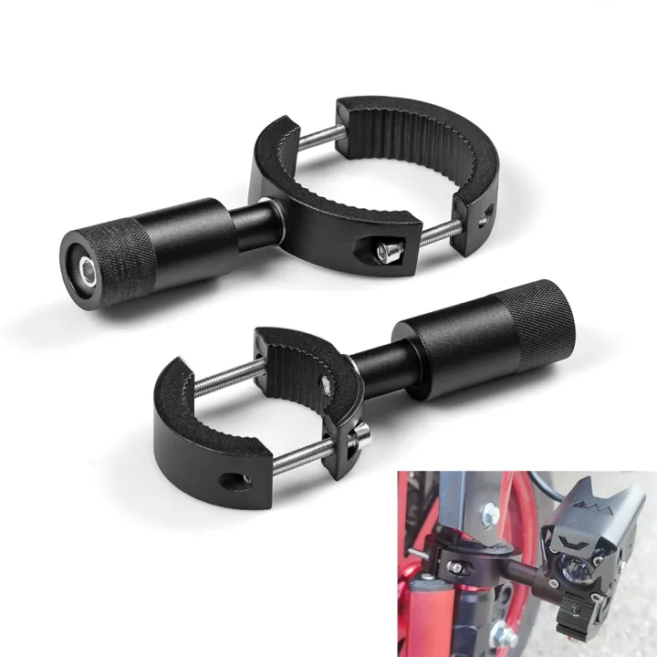 Motorcycle Universal Fog Lights Bracket Tube Mounting Holder Motor ...