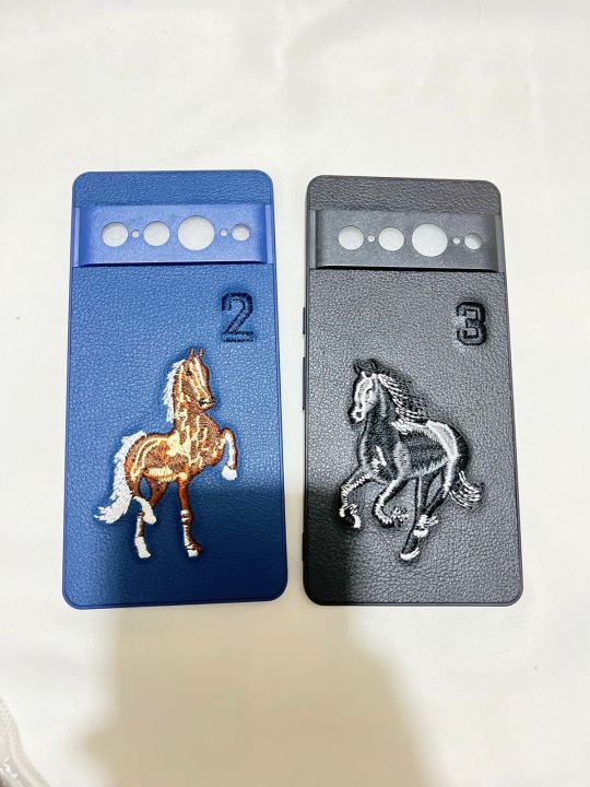 Google Pixel 7 Pro Embroidery Polo Horse Leather Back Cover | Premium ...