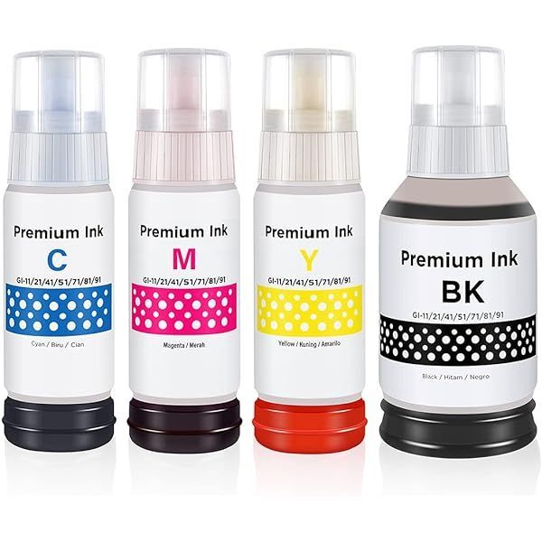 Premium Refil Ink For Canon G2020/G3020/G3060 Printers CMYK | Daraz.com.np