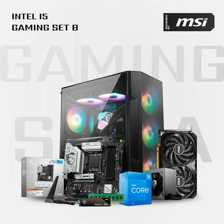 Intel Core i5 7th Gen RAM 16GB SSD 128GB M.2 Nvme HDD 500GB Gaming PC ...