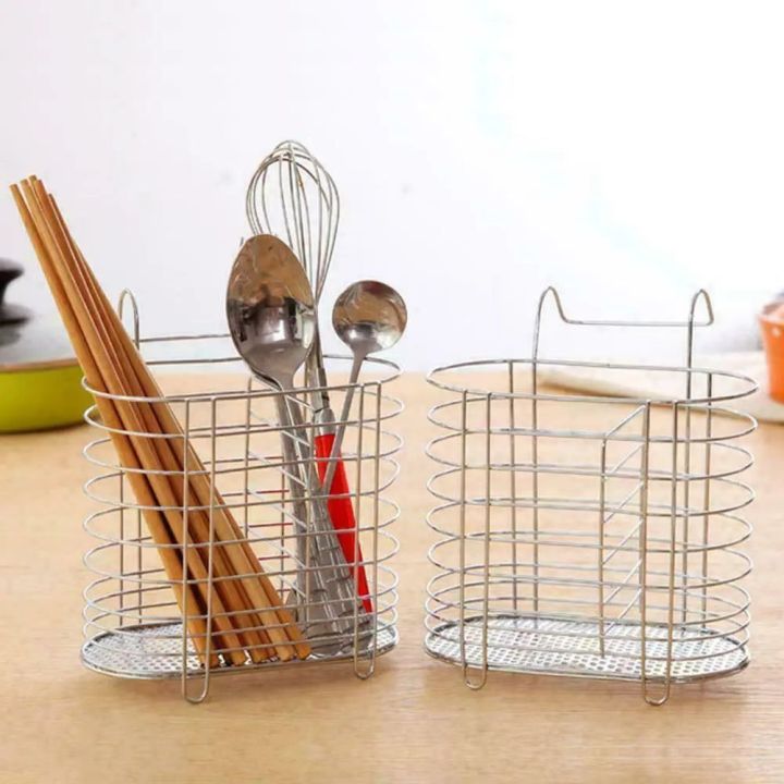 Stainless Steel Spoon Holder - Durable Kitchen Organizer | Daraz.lk