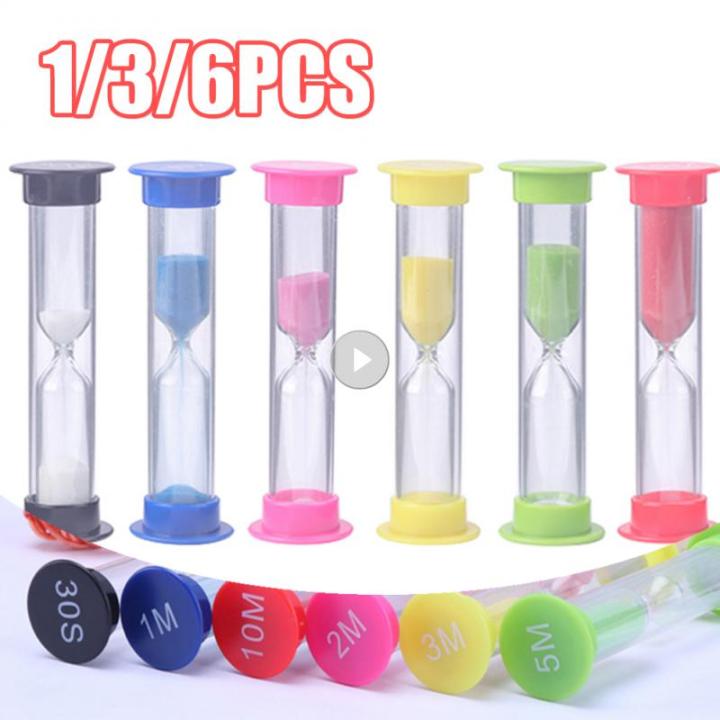0.5/1/2/3/5/10 Minute Colorful Hourglass Sandglass Sand Clock Timers ...