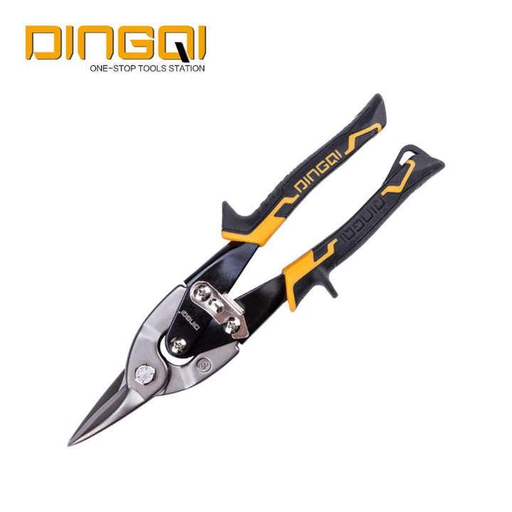 DINGQI 10" Heavy Duty Hand Tool Chrome Vanadium Metal Straight Aviation ...