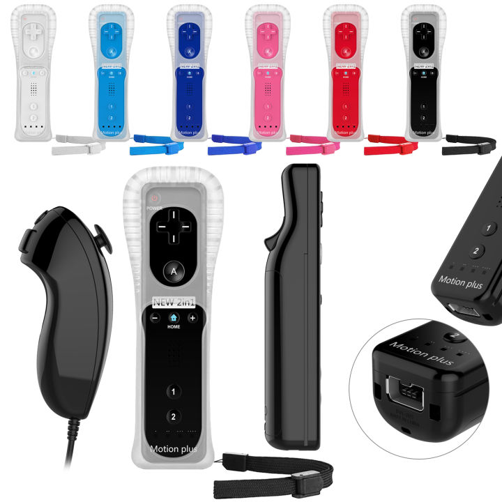 Motion Plus Remote Controller Compatible with Wii and Wii U, Remote ...