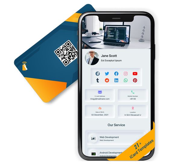 Digital NFC visiting card📸 | Daraz.com.bd