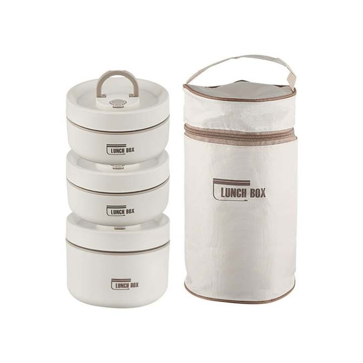 Wovilon Portable Insulated Lunch Container,304 Stainless Steel ...