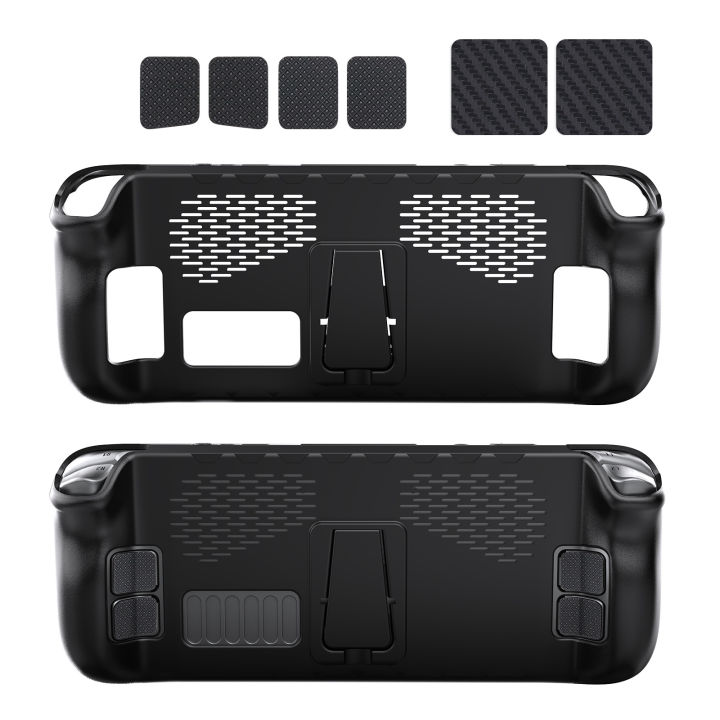 JYS-SD009 Steam Deck Protective Case Kit: TPU Case + Stand + Trackpad ...