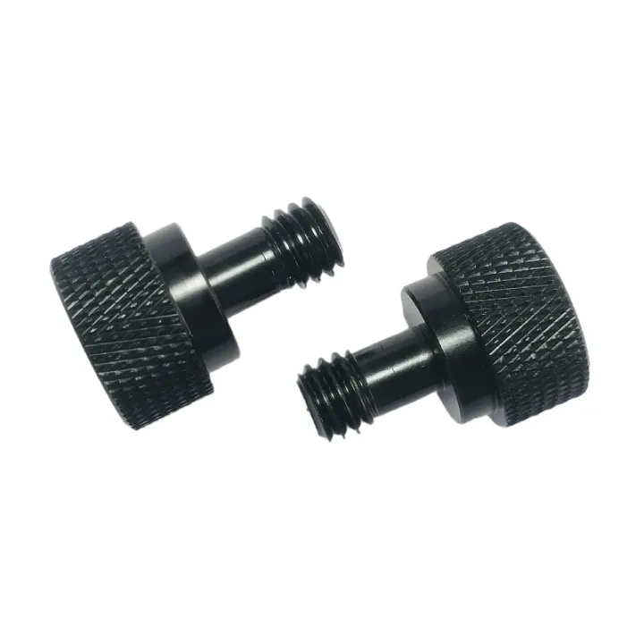 2PCS Black Microphone Stand Adapter Screws for Drum Microphone Clamp ...