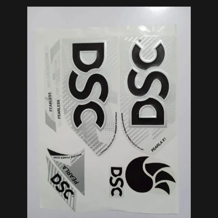 New 3D 2023 DSC BLACK Edition Cricket Bat Sticker For Professional ...