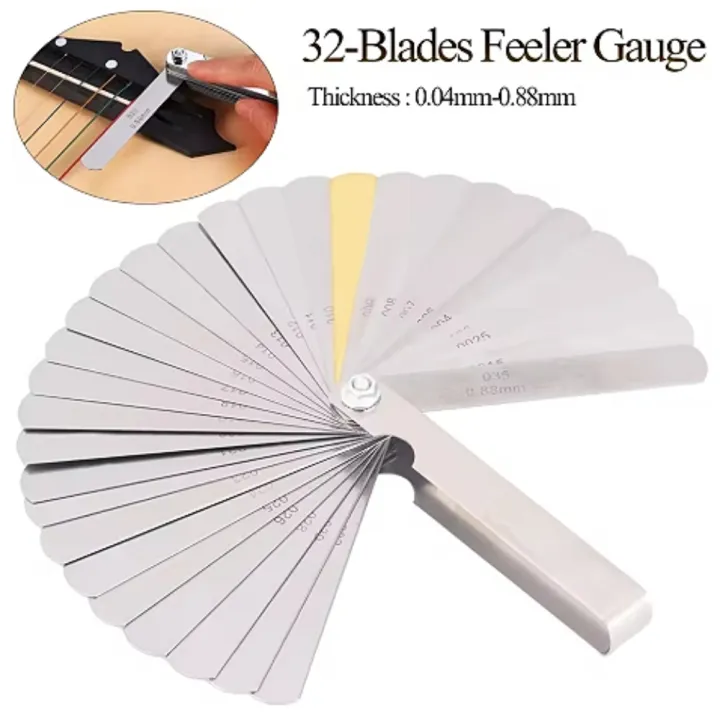 32Blades Metric Thickness Gage Set Tappet Valve Feeler Gauge/metric ...