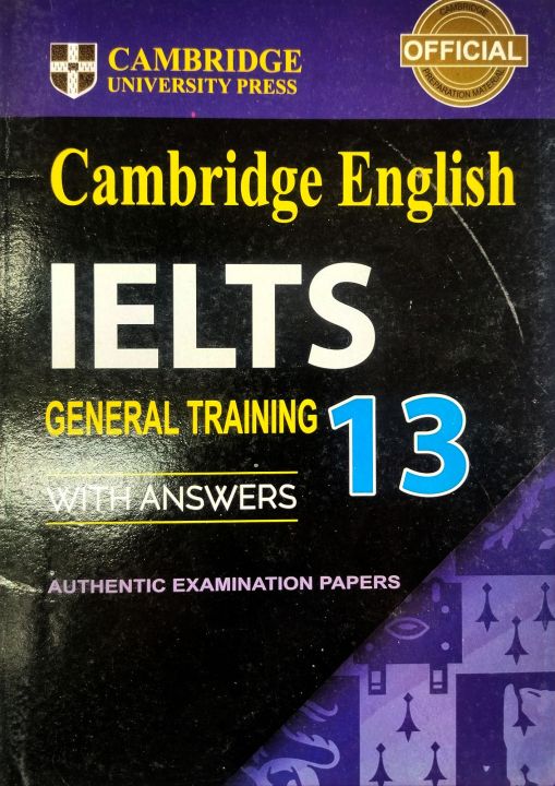 Cambridge English IELTS GENERAL TRAINING WITH ANSWERS 13 | Daraz.com.bd