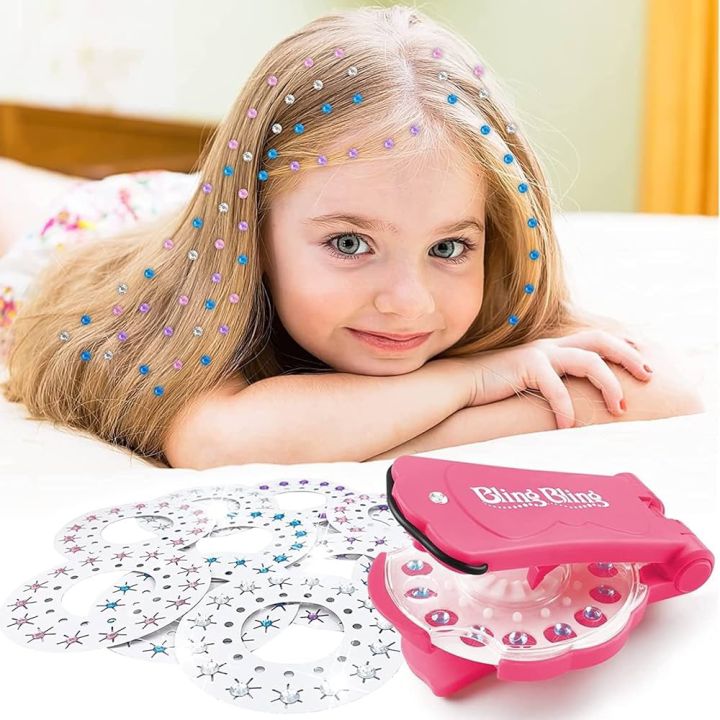 Hair Gems Hair Stapler with 180 Gems Glam Hair Styling Tool | Daraz.lk