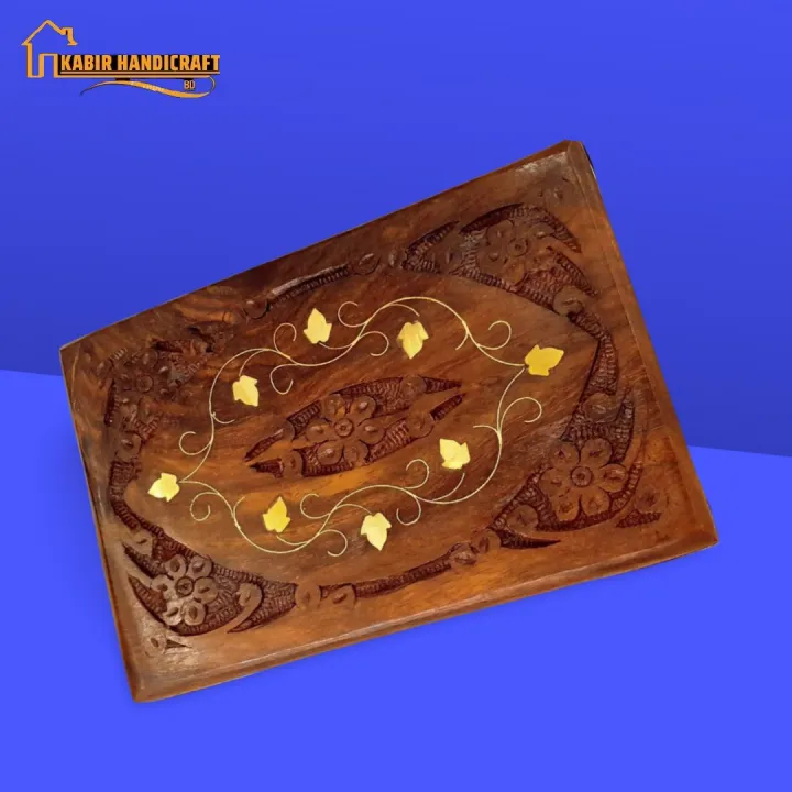 Wooden Jewellery Box for Women Jewel Organizer Hand Carved Carving and ...