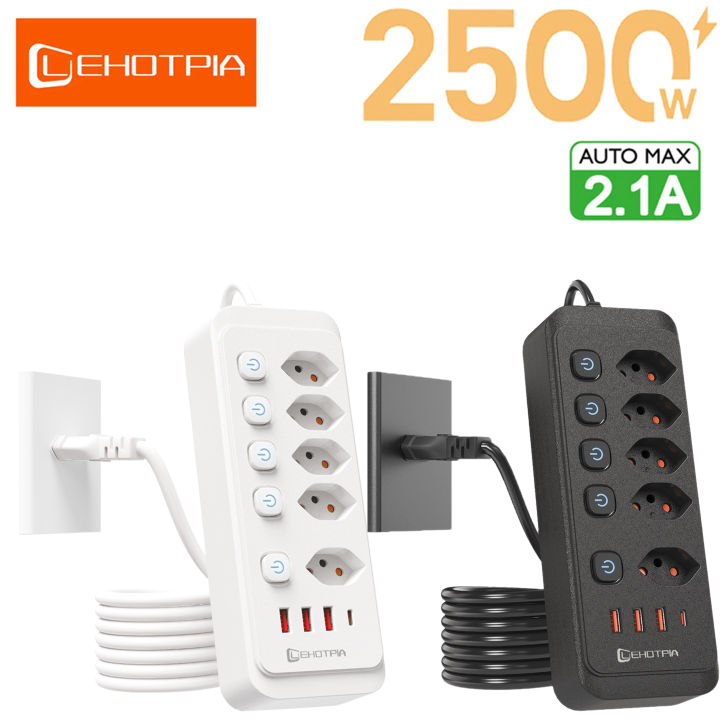 Switzerland Plug 1.8M Extension Cord AC Outlet Separate Switch Power ...