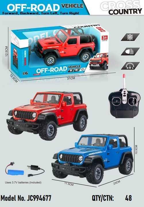 Rechargeable Remote Control Off Road Jeep Car With Flashing Lights ...
