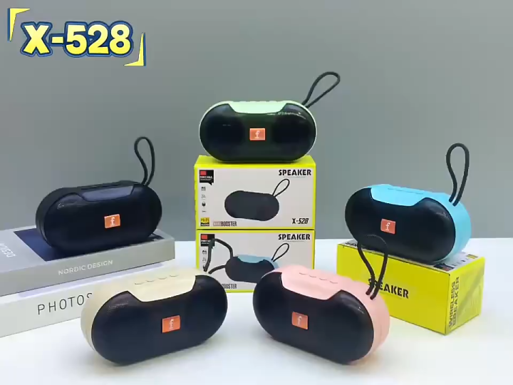 X-528 Bluetooth 5.0 Hi-Fi Sound Deep Bass Wireless Speaker With FM ...