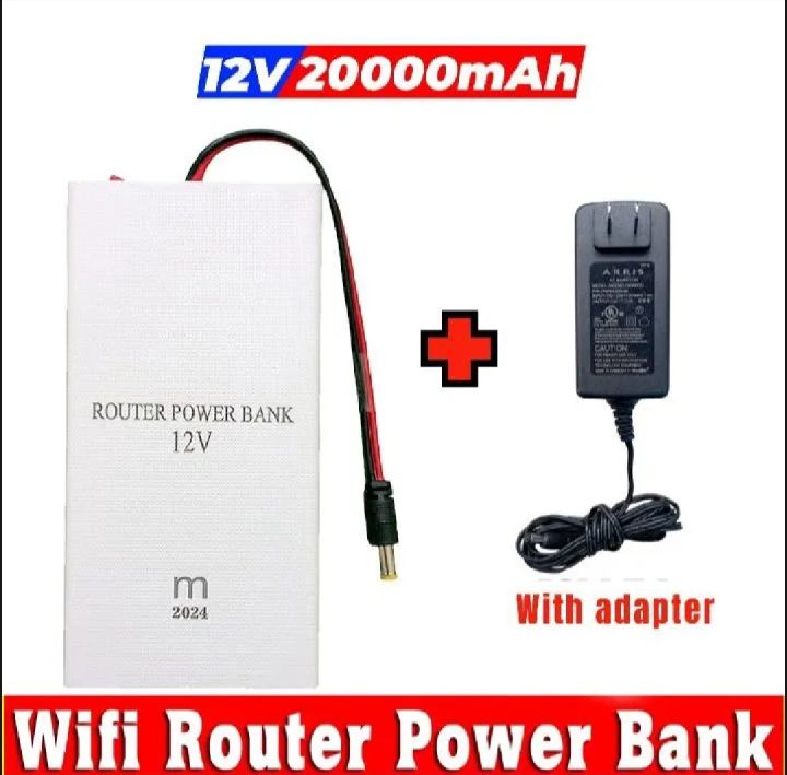 12v Power Bank with Free 12 volt 2 amp Adapter/charger/UPS/Power Backup ...