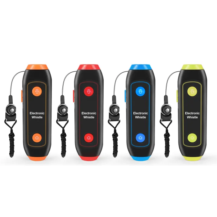 Electronic Whistle with Lanyard Sports Whistle High Volume SOS Light ...