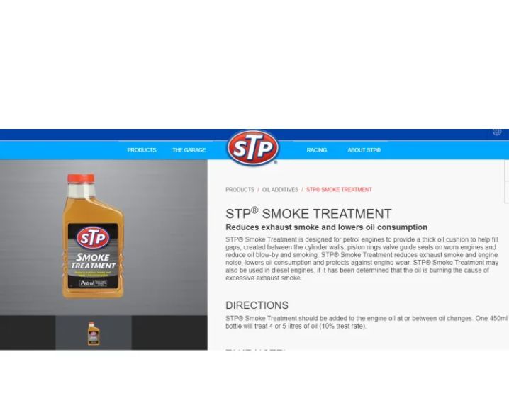 STP Smokee Treatment Made in USA - Reduces exhaust and lowers oil ...