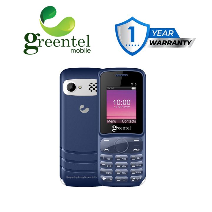GREENTEL 010 Dual SIM Keypad Phone with 1 Year GREENTEL Company ...