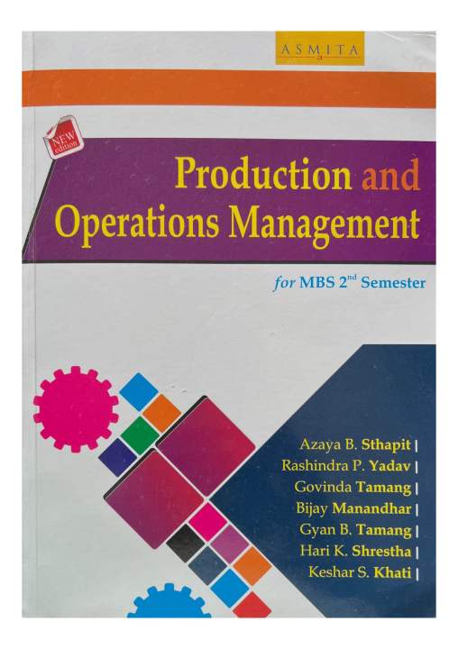 Asmita's Production And Operation Management - A Textbook For MBS 2nd ...
