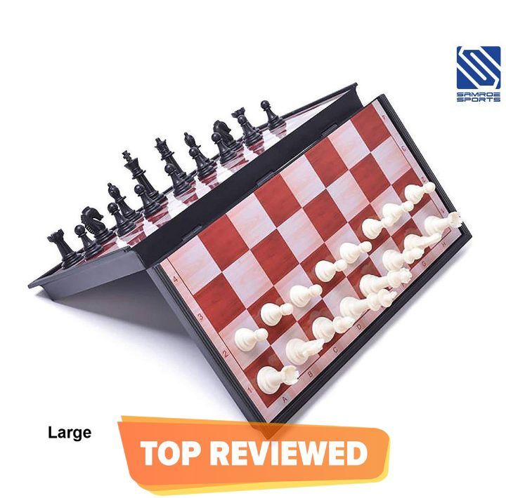 Brain Magnetic Chess Set with Foldable Chess board - large | Daraz.pk