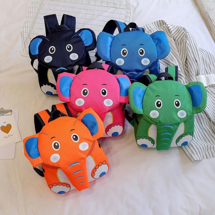 Leisure and Cute Elephant Children's Backpack Kindergarten Boys and ...