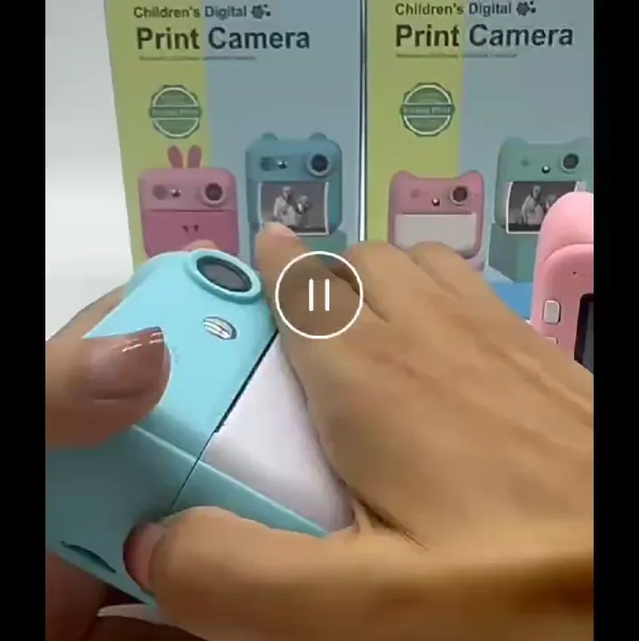 Kids Instant Print Camera Thermal Printer with Dual Lens for Girls Boys ...
