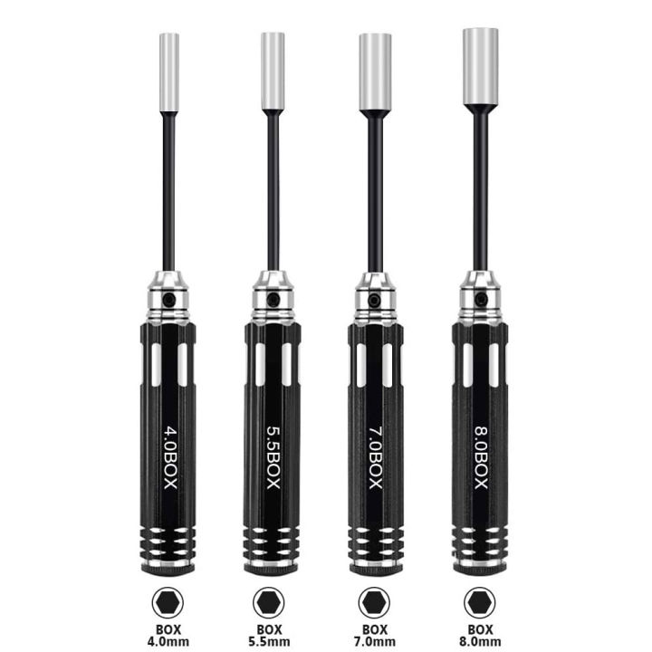 Allen Screwdriver 4.0mm 5.5mm 7.0mm 8.0mm Hex Driver Set RC Tool Flat ...