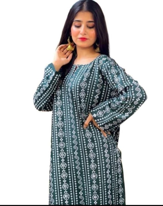 Stylish Collection Stitched Chunri 2pc dress for women and girls | Daraz.pk