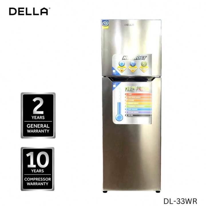 DELLA 280 Litres Frost Free Inverter Double Door Refrigerator | Daraz ...