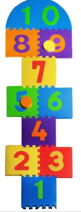 Hop Scotch EVA foam material kiri kara stapu size 30x30 10 pieces ...