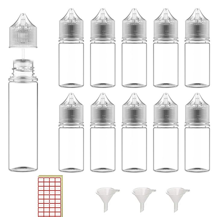 30ml-120ml Plastic Empty Dropper Bottles E-Liquid Drop Bottle Long Tip ...