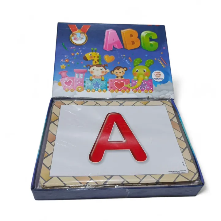 “English ABC Flash Cards for Kids – Big Size Alphabet Learning Cards ...