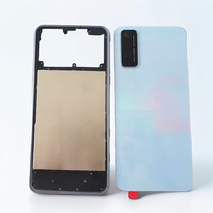 Vivo Y20 Back Battery Cover with Side Ring and Buttons Premium Plastic ...