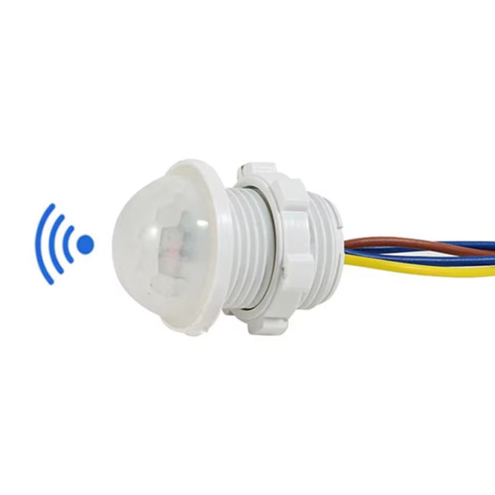 2PCS Mini Motion Sensor Light Switch 110V-220V PIR Sensor Smart ...