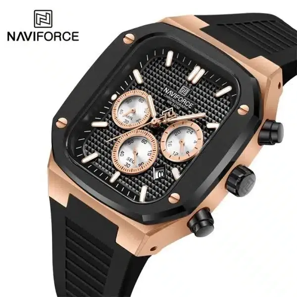 Modern Square Case Watch NF-8037 Square Chronograph | Daraz.pk