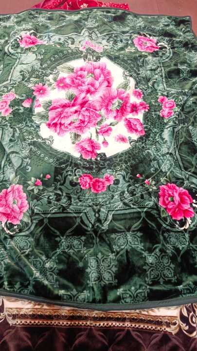 2 phaly rich, soft and luxury cloudy stuff embossed winter blanket full ...