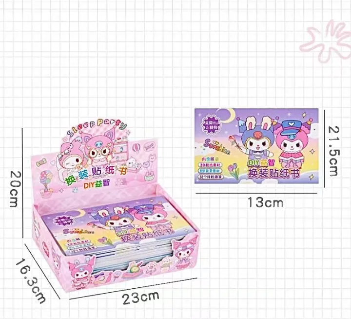 1 x cute baby Mario cartoon dress up sticker set with 28 X packs | Shop ...