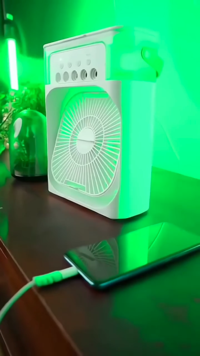 Portable Mini Air Conditioner Mist Fan 10-Inch Rectangle Portable USB ...