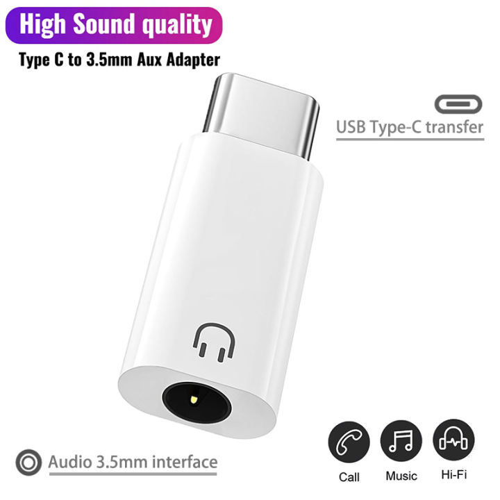 USB C to 3.5mm Earphone Adapter Audio Converter Jack for iPhone 15 ...