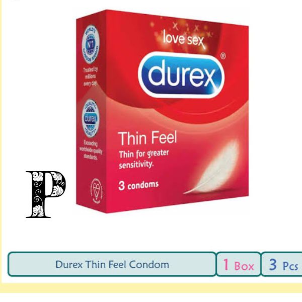Durex - Thin feel Condom - Combo Pack - 1 Packs - 3pcs | Daraz.com.bd