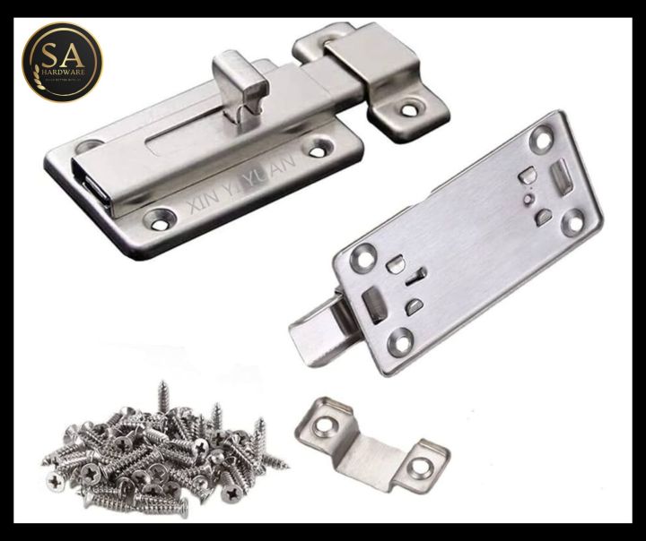 "Heavy Duty Stainless Steel Tower Bolt – Rustproof Door Latch Lock for ...