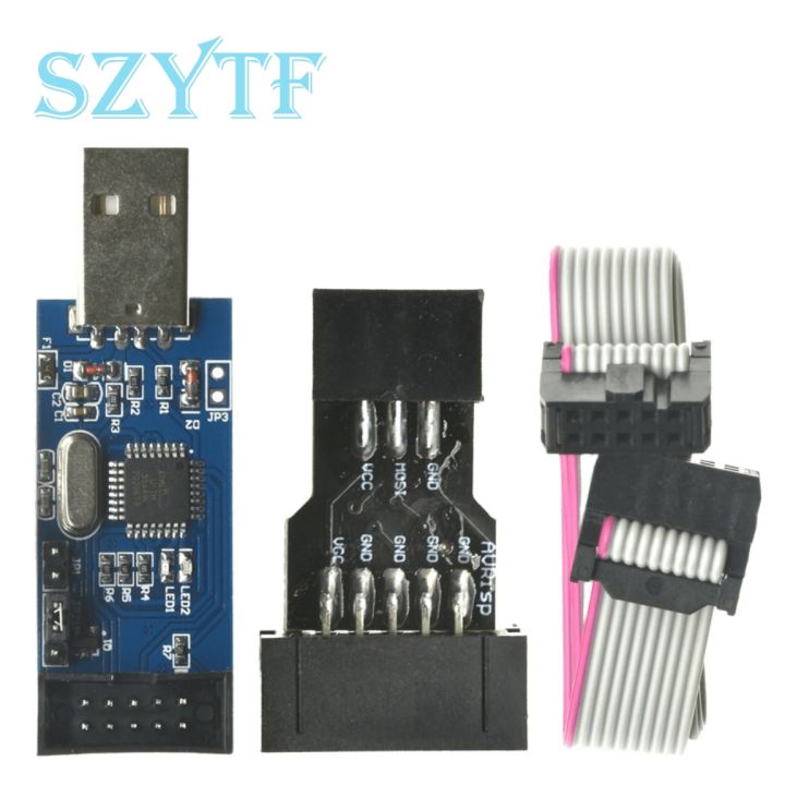 USBASP AVRISP AVR Programmer AVR ISP USB ASP ATMEGA8 ATMEGA128 Support Win7 64 Board | Daraz.pk