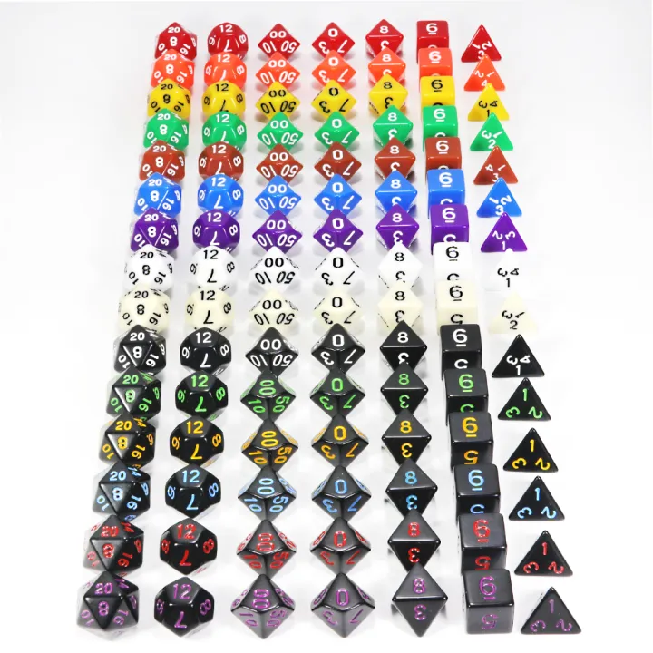 Dices For Gaming Cubes For DND High Quality Dice Set Perfect Finish 25 ...