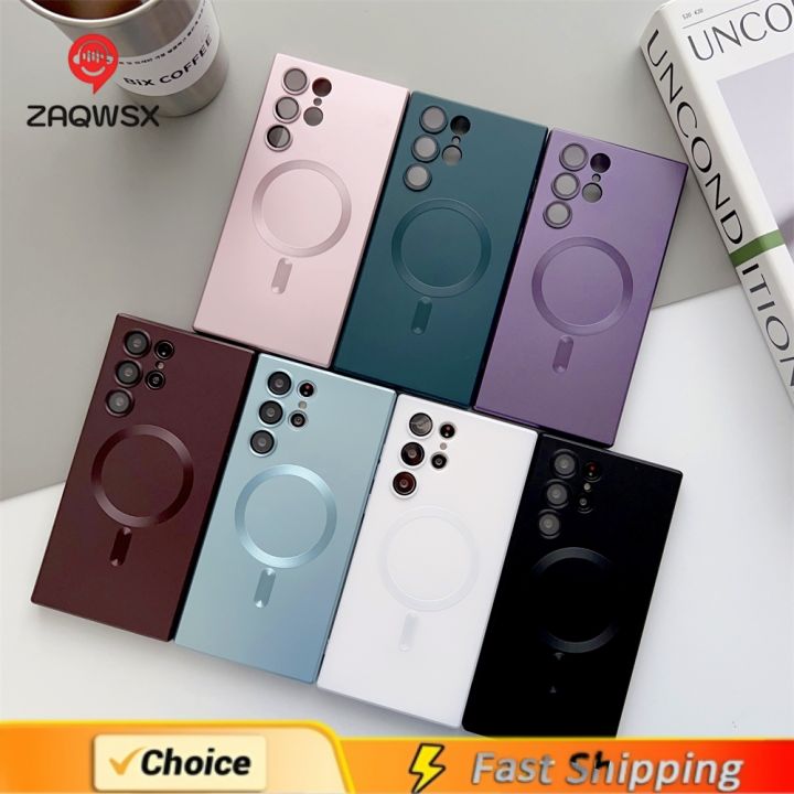 Magsafe Magnetic Wireless Charging Case for Samsung Galaxy S24 S23 S22 S21 S20 S20FE S23FE ...