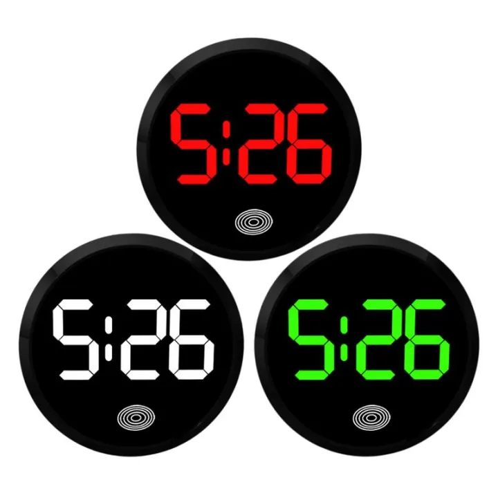 Car Dashboard Digital Clock Vehicle Touch-Activated Car Vent Clocks ...
