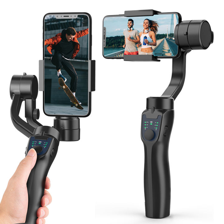 F8 Handheld 3-Axis Gimbal Phone Holder Anti Shake Video Record ...