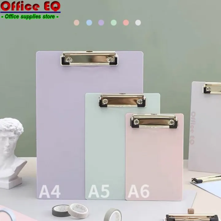 A4 plastic clip board, A5 writing pad, clip board, file clip board ...
